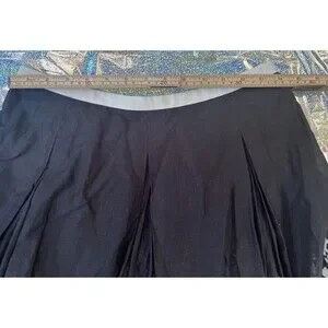 LOFT | Skirts | Loft A Line Beaded Swing Lined Skirt Womens 4 Black ...